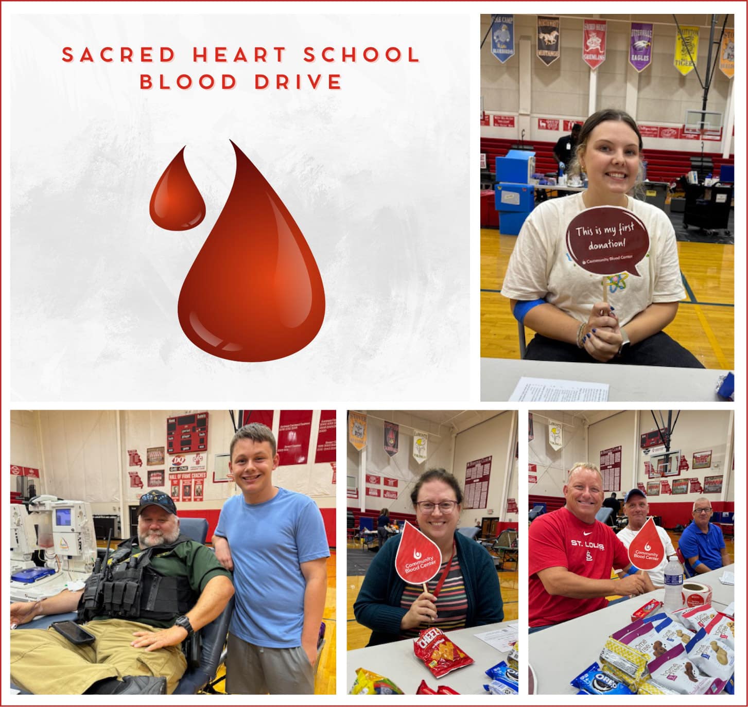 SHS Blood Drive Saves Lives! | Saint Vincent de Paul Catholic Church